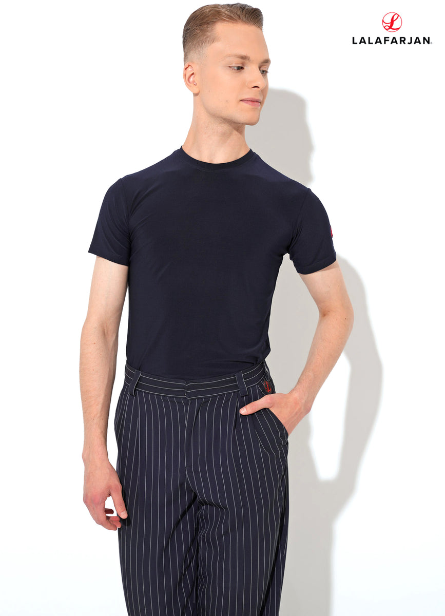 Tanzshirt - Colin Kurzarm (Dunkelblau) – Lalafarjan I Der Tanzsport ...